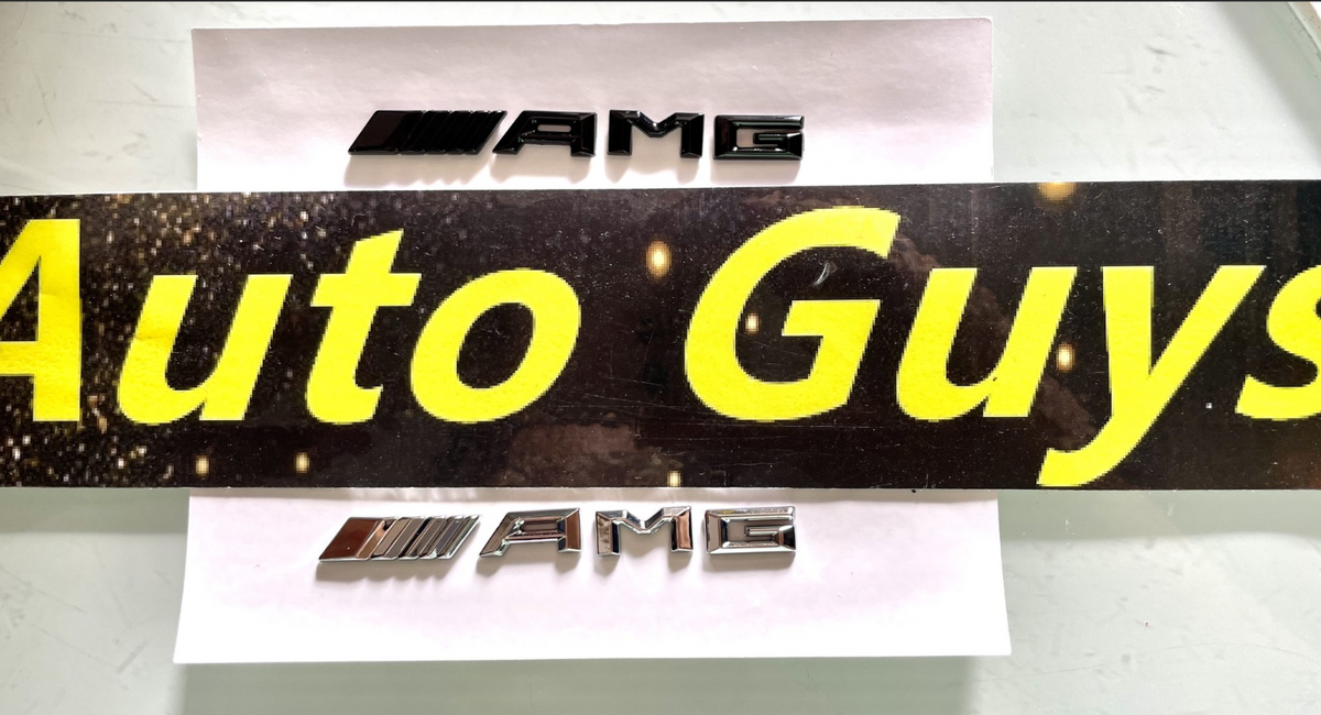 AMG Emblem Badge Rear Trunk Mercedes-Benz – Auto Guys Group