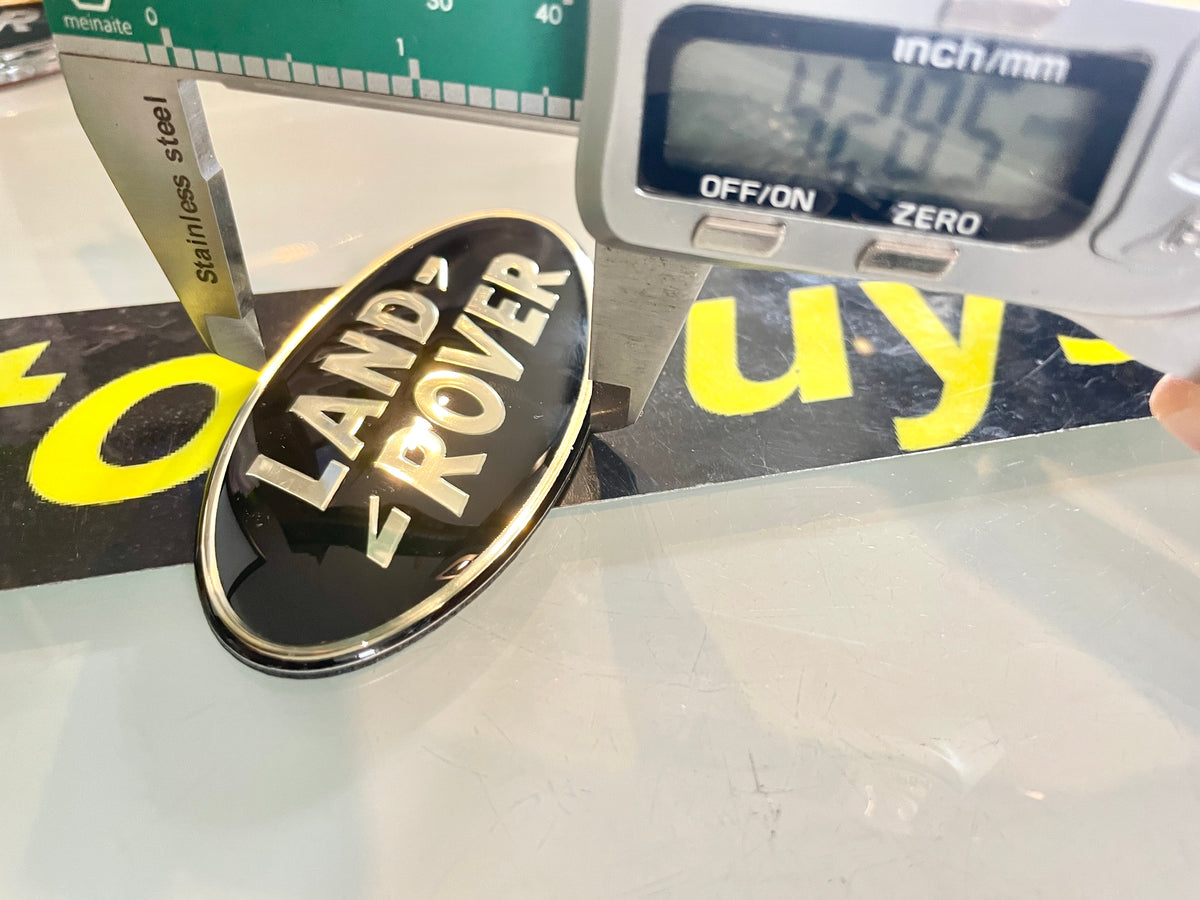 New! Land Rover Grille Badge Oval Sticker 86mm Nameplate – Auto Guys Group