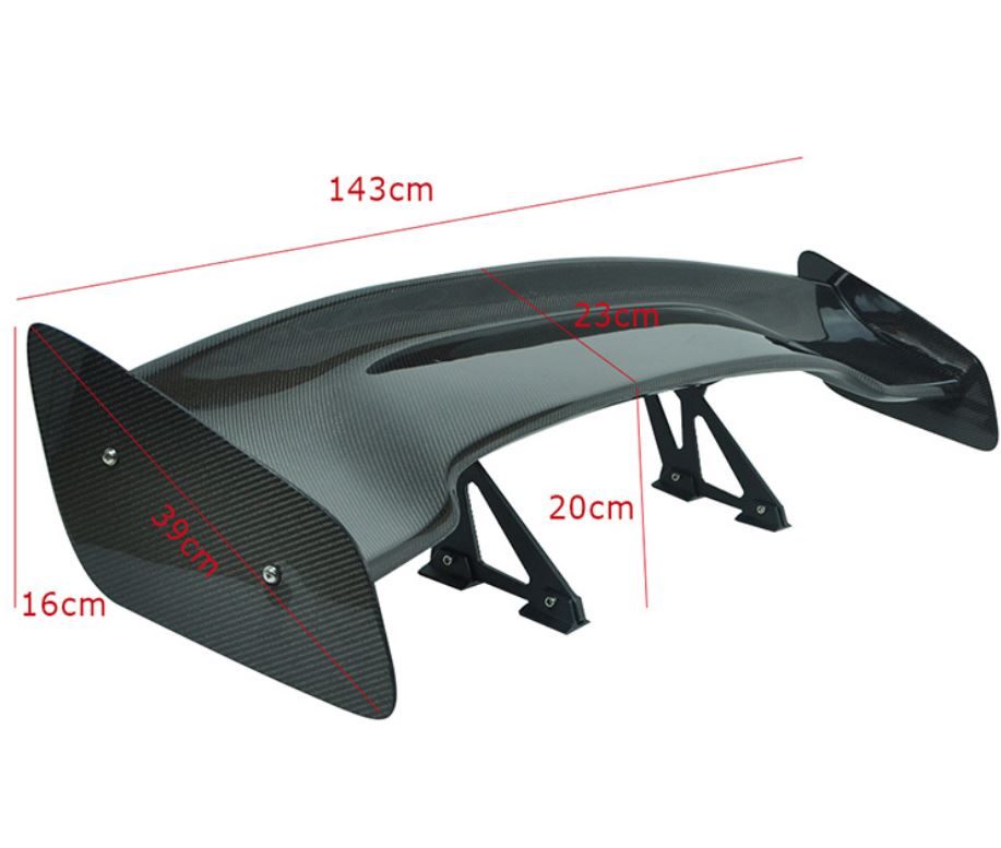 Carbon Fiber Rear Spoiler Wing For Universal Cars – Auto Guys Group