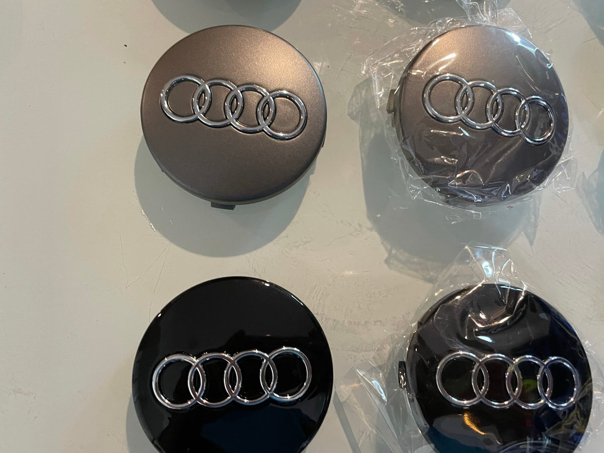 Set of 4 Audi Wheel Center Hub Cap Badge alloy wheels 59mm 60mm – Auto ...