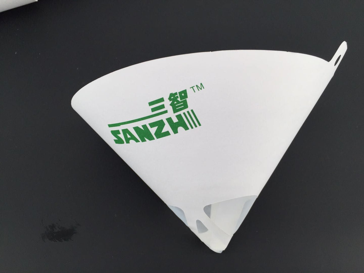 250PCS 120Mesh Paper Funnel Nylon Paint Strainer Filter Cone Straining ...